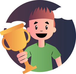 Golden Boy Winner Cartoon Vector Images (over 220)