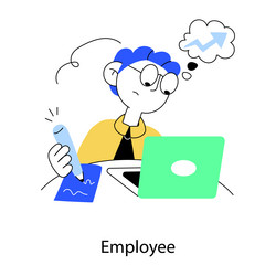 Employee Royalty Free Vector Image - VectorStock