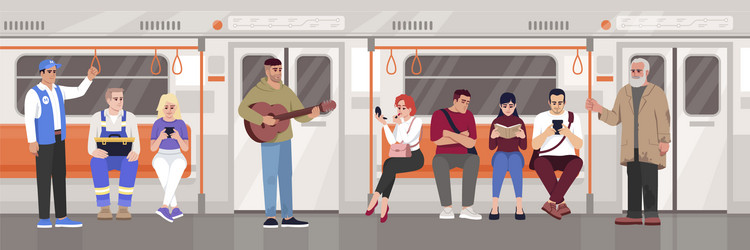 Subway Crowd Vector Images (over 360)