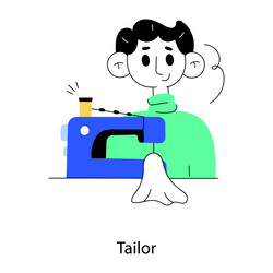 Tailor Royalty Free Vector Image - VectorStock