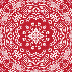 Square decorative design element Royalty Free Vector Image