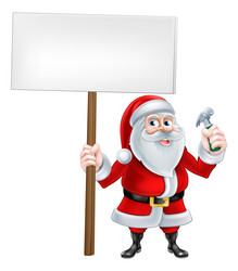 Merry christmas funny santa claus Royalty Free Vector Image
