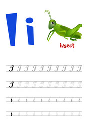 Letter I Insect Vector Images (93)