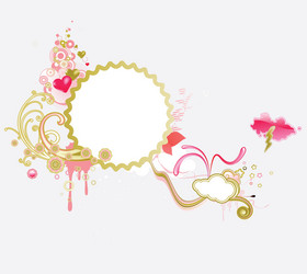 Funky frame Royalty Free Vector Image - VectorStock