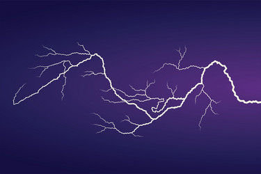 Electric flash lightning Royalty Free Vector Image