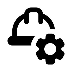 Safety helmet with innovative setting system Vector Image