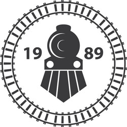 Train logo icon Royalty Free Vector Image - VectorStock