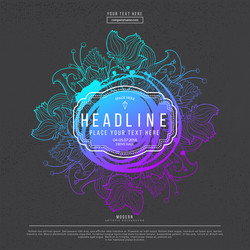 Dark creative background Royalty Free Vector Image