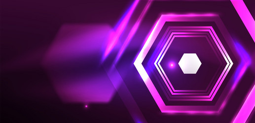 Digital techno abstract background glowing Vector Image