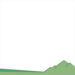Mountain footer element Royalty Free Vector Image