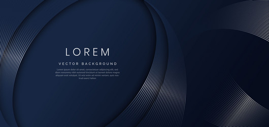 Abstract blue gradient circles layers lighting Vector Image