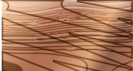 Abstract Wave Background With Wooden Patterns Vector Image