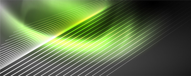 Color light with lines outer space background Vector Image