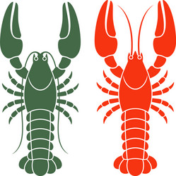 Crayfish Red Circle Vector Images (63)