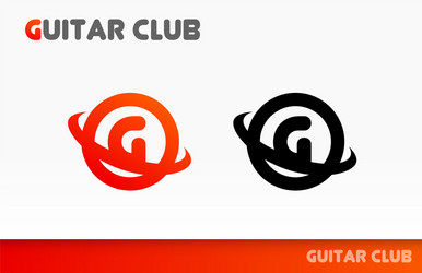 Logo for metal music community Royalty Free Vector Image