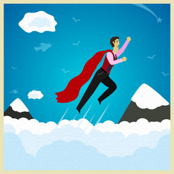 Superman Flying Vector Images (over 700)