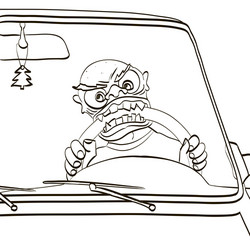 Crazy Driver Vector Images (over 130)