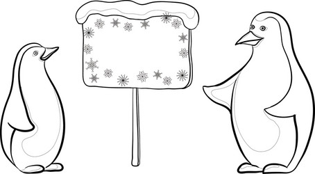 Emperor penguin Royalty Free Vector Image - VectorStock