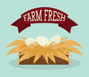 Farm design over white background Royalty Free Vector Image