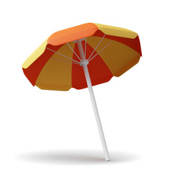 Realistic detailed 3d summer sun umbrella Vector Image