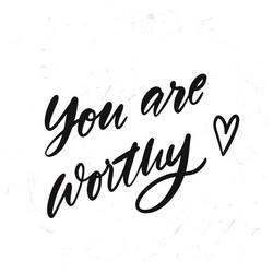 Trendy lettering poster hand drawn calligraphy Vector Image