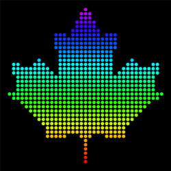 Pixel Maple Leaf Vector Images (72)