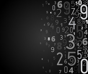 Number background Royalty Free Vector Image - VectorStock