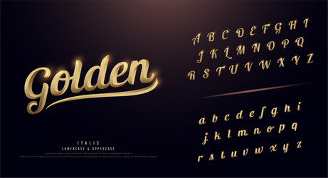 Gold Script Letters Vector Images (over 45,000)