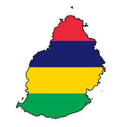 Mauritius Map Outline Vector Images (over 230)