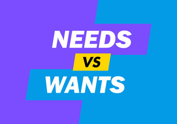 Needs Vs Wants Vector Images (7)
