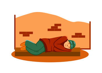 Homeless Sleeping Vector Images (over 740)