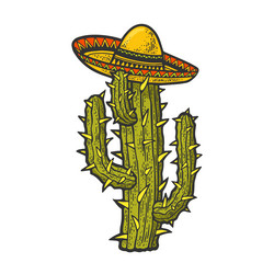 Cactus Etching Vector Images (over 510)