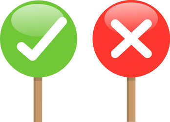 True or false sign button isolated on white backgr