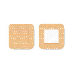 Set of plaster Royalty Free Vector Image - VectorStock