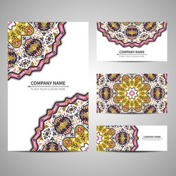 Books library business card design Royalty Free Vector Image