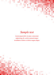 Colored page border design template Royalty Free Vector