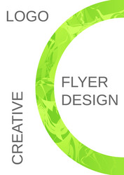 Creative fluid background from current forms Vector Image