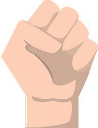 Hand tight with all fingers design Royalty Free Vector Image