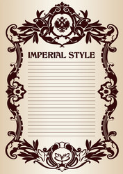 Vintage frame Royalty Free Vector Image - VectorStock