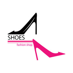 Women shoes logo Royalty Free Vector Image - VectorStock