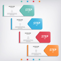 Infographic modern abstract simple Royalty Free Vector Image