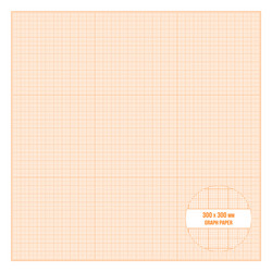 Blue metric graph paper with coordinate Royalty Free Vector