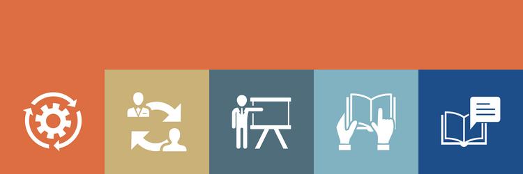 Workshop icons infographic design template Vector Image