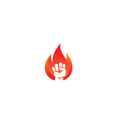 Fire ball logo Royalty Free Vector Image - VectorStock