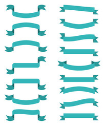 Blue Scroll Ribbon Banner Vector Images (over 1,700)