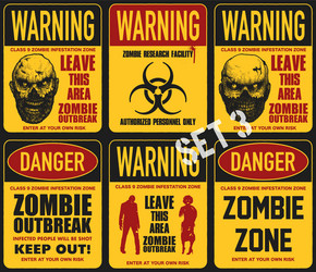 Zombie Warning Labels