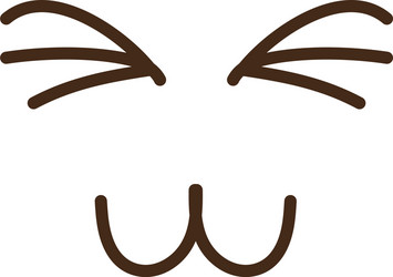 Kawaii rabbit cartoon Royalty Free Vector Image