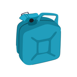 Container fuel can metal cartoon Royalty Free Vector Image