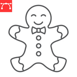 Gingerbread Man Black and White Vector Images (over 2,700)