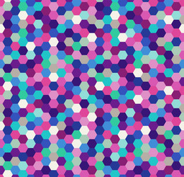 Bright hexagonal pattern for your design Vector Image